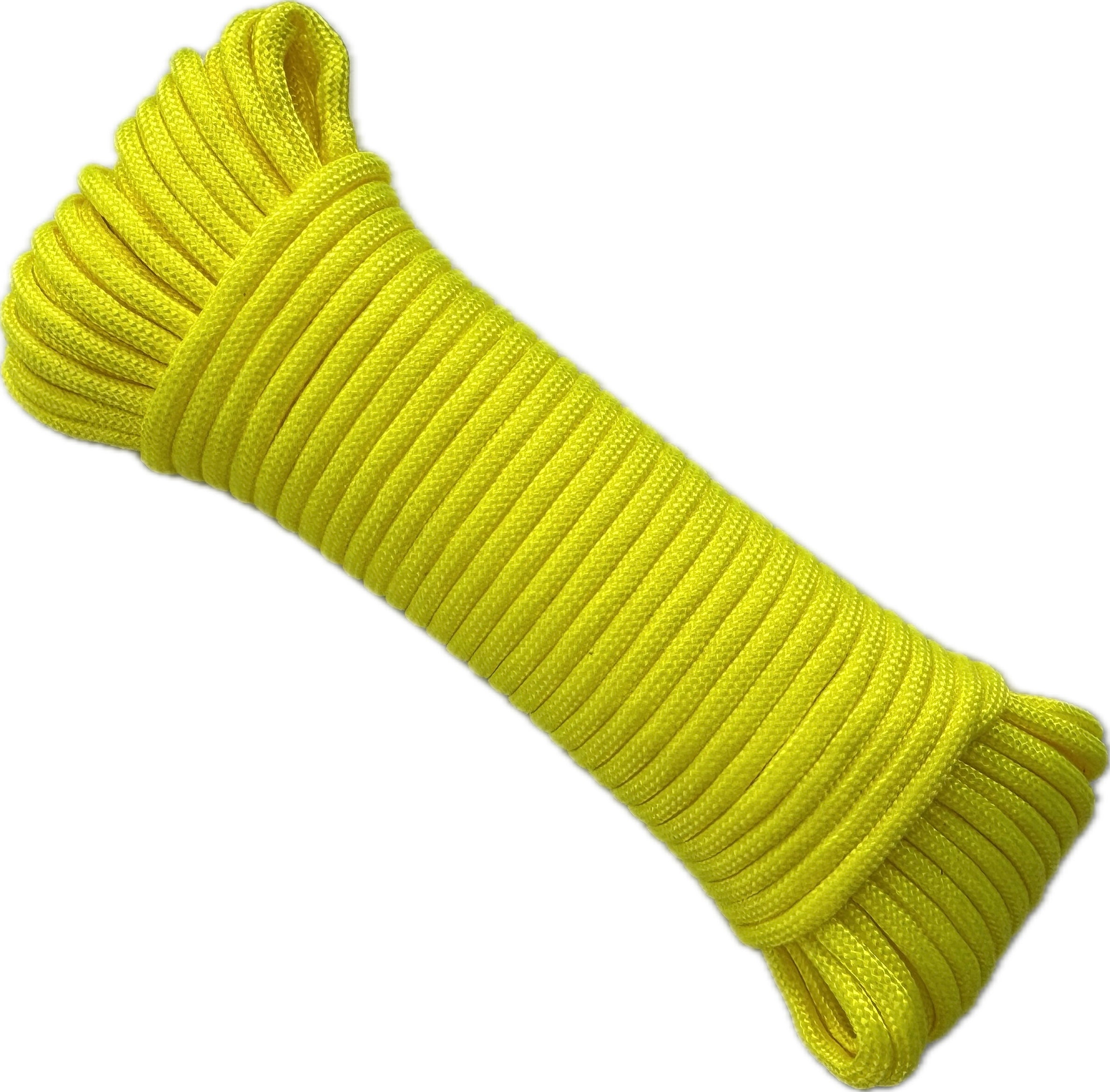 Paracord 550 Type III - 100% Nylon - 15m Bright Yellow – Primal Cords