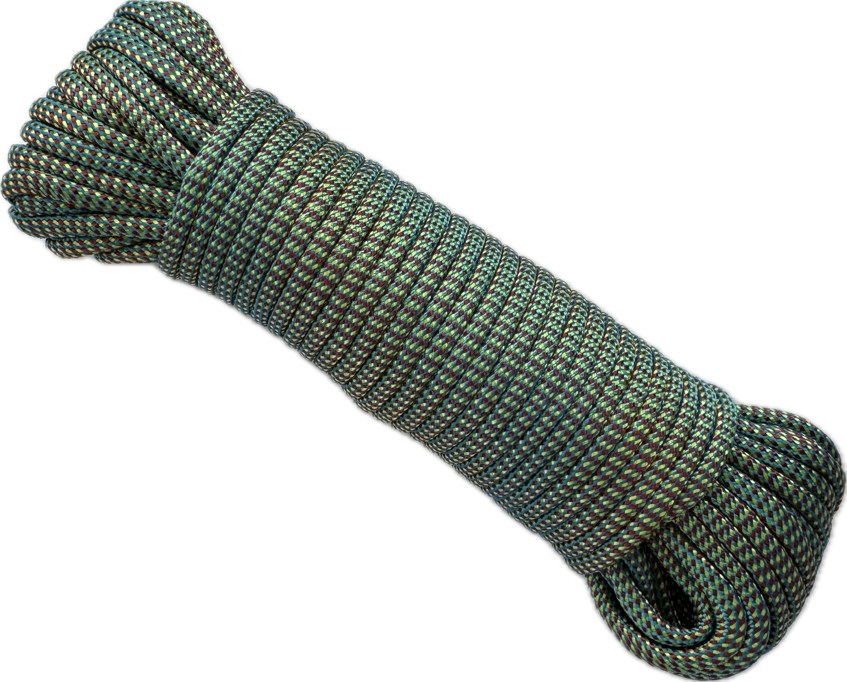 Paracord 550 Type III - 100% Nylon - 15m Red, Blue and Yellow – Primal ...